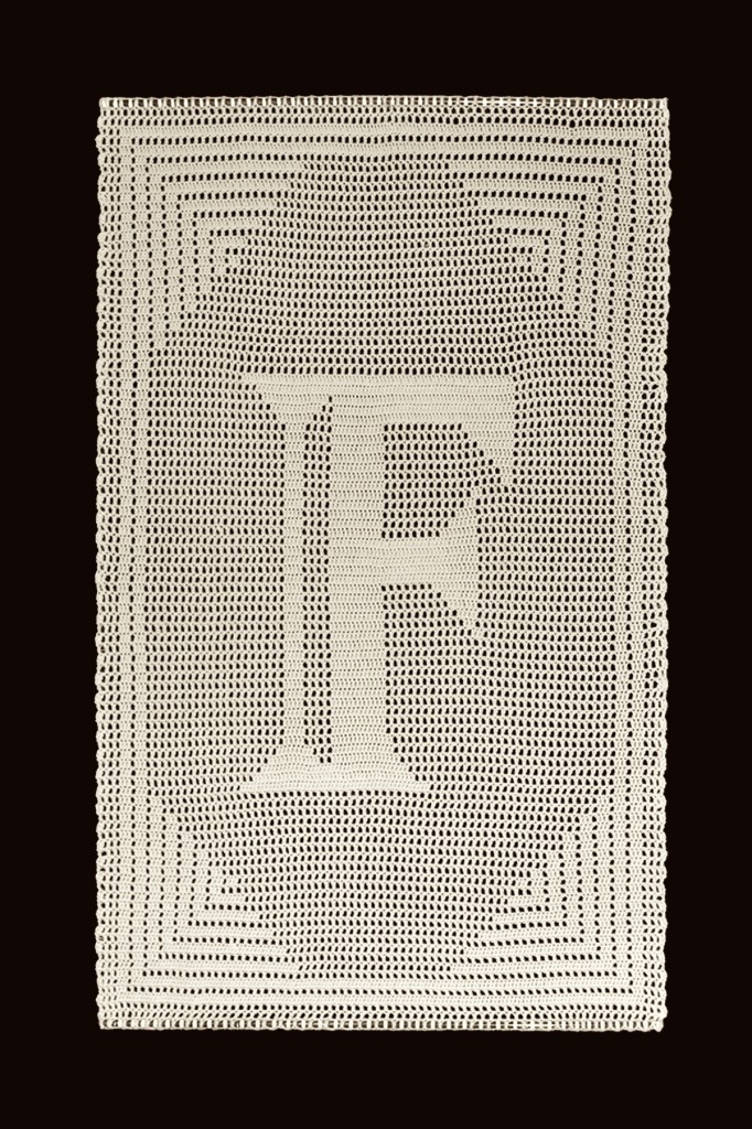 F Pattern Graph Instructions · Filet Crochet by Michele